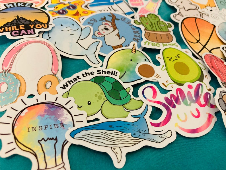 Funny and Cute Cartoon Sticker Pack Random Variety of - Etsy