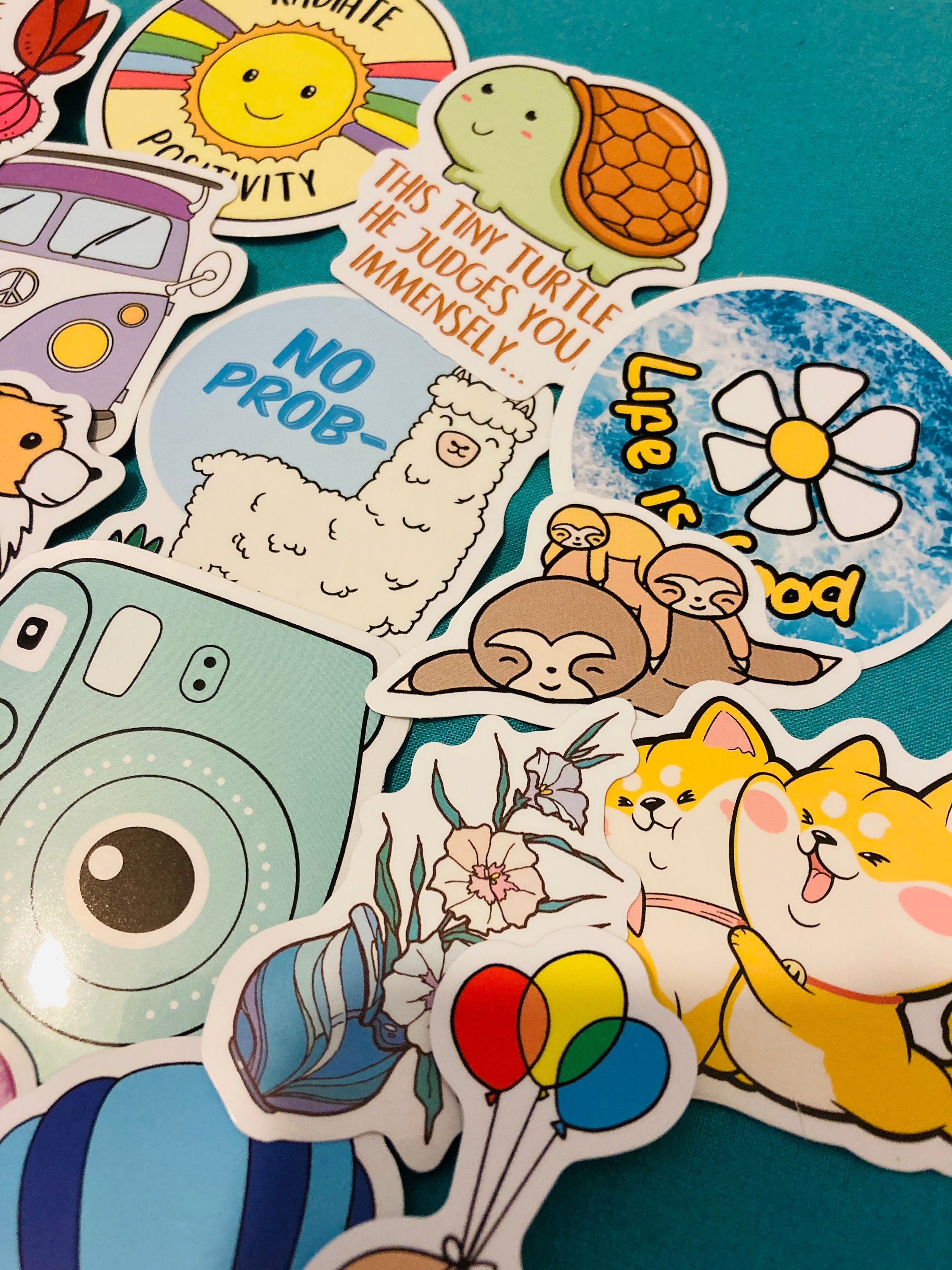 Funny and Cute Cartoon Sticker Pack, Random Variety of Stickers Set - Etsy