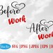 Before Work After Work SVG, Before School After School SVG, Ashtag ...