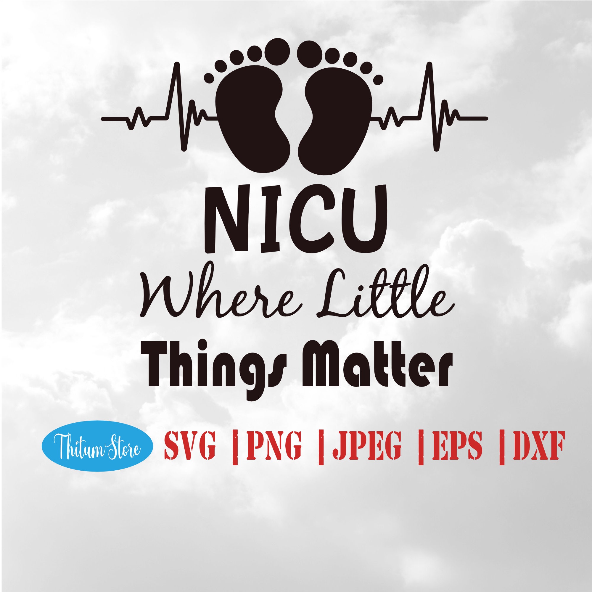 Nicu Where Little Things Matter SVG, Nicu Nurse SVG, NICU Stethoscope ...