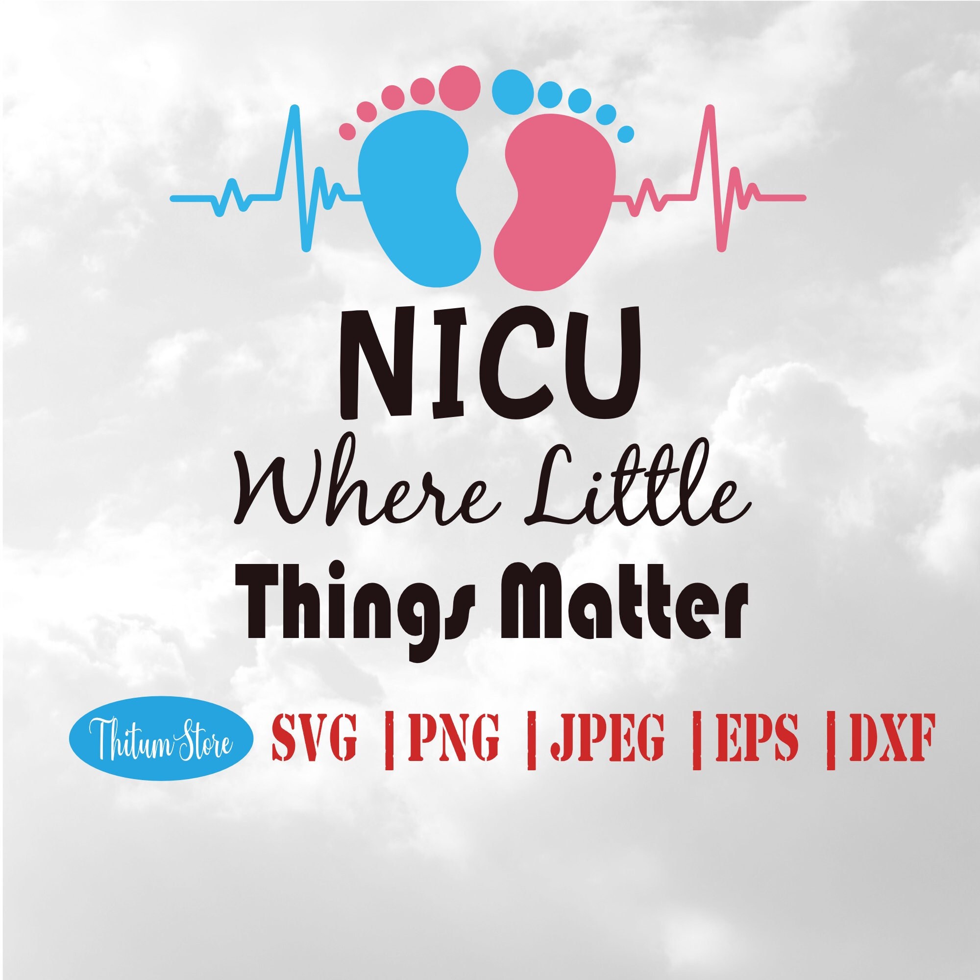 Nicu Where Little Things Matter SVG, Nicu Nurse SVG, NICU Stethoscope ...