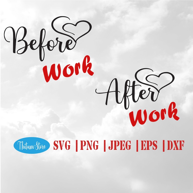 Before & After Work SVG, Teacher Life Cut Files (digital Download) - Etsy