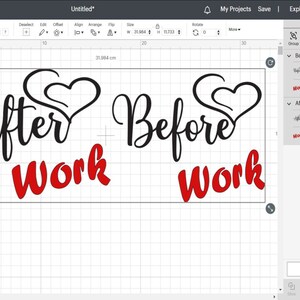 Before Work After Work SVG Before School After School SVG - Etsy