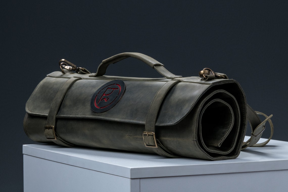 Leather Knife Roll | Etsy