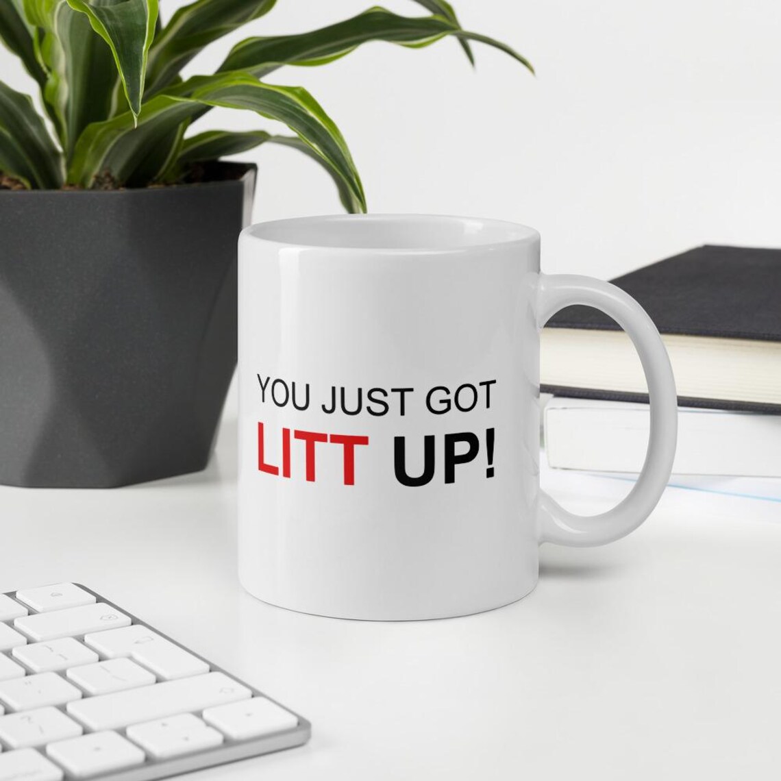 LITT UP Mug Lewis Litt Suits TV Show Funny Meme Suits Coffee Mug Law ...