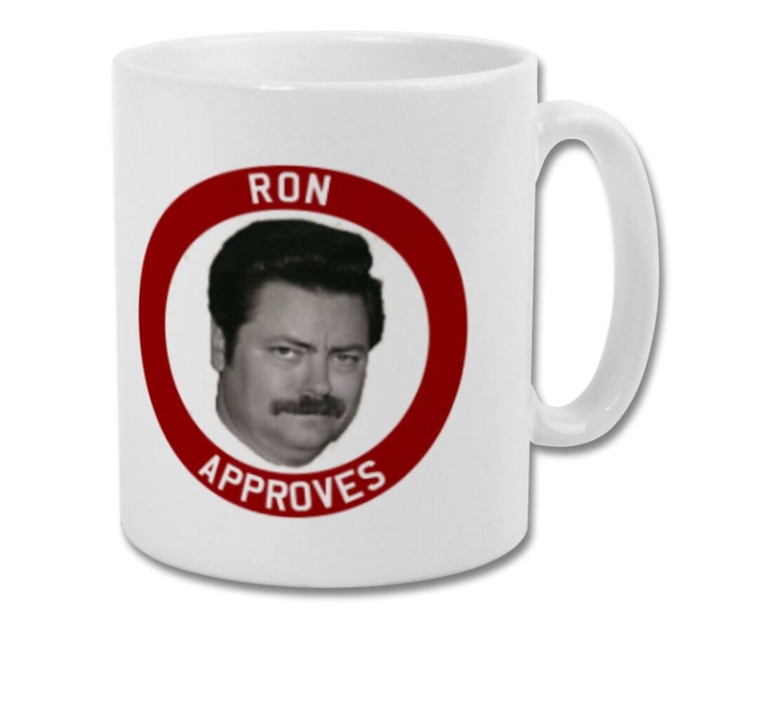 Ron Swanson Approves Parks and Recreation TV Show Funny Meme ...