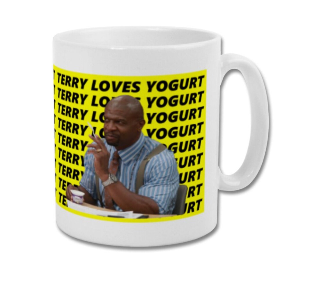 TERRY LOVES YOGURT Sergeant Jeffords Funny Brooklyn Nine Nine 99 Themed ...
