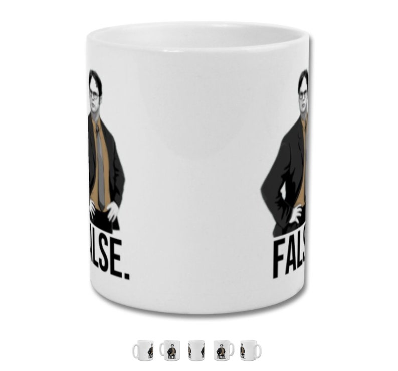 Dwight Schrute FALSE Meme the Office TV Show Fan Collectable - Etsy