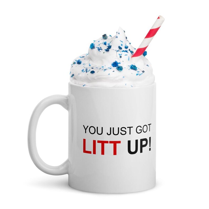 LITT UP Mug Lewis Litt Suits TV Show Funny Meme Suits Coffee Mug Law ...