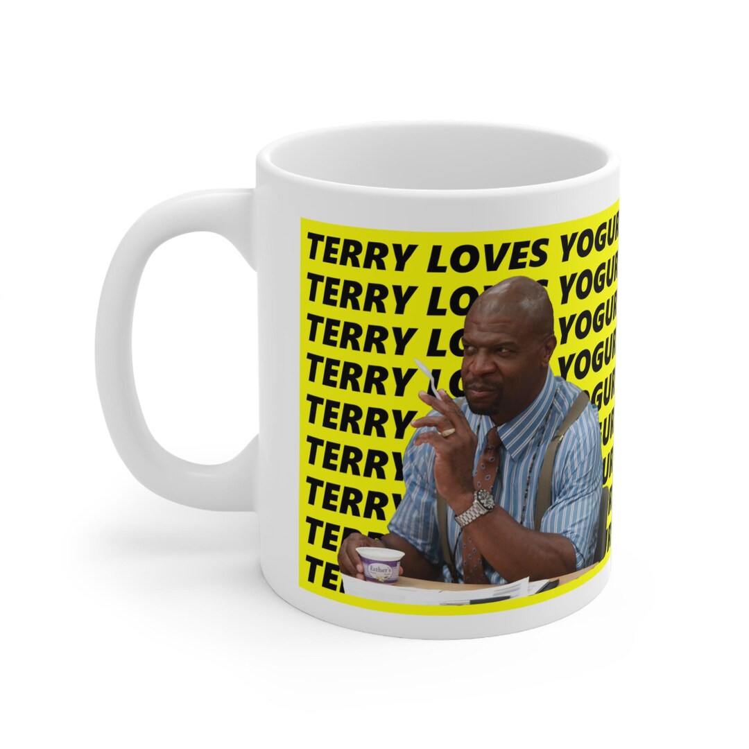 Terry Jeffords Mug Terry Loves Yogurt Sergeant Jeffords Brooklyn 99 TV ...