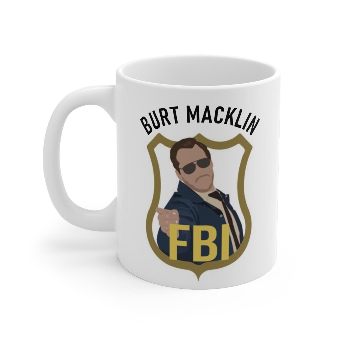 Agent Burt Macklin Mug Andy Dwyer Parks and Recreation TV Show Funny ...