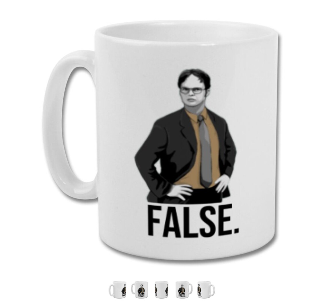 Dwight Schrute FALSE Meme the Office TV Show Fan Collectable - Etsy