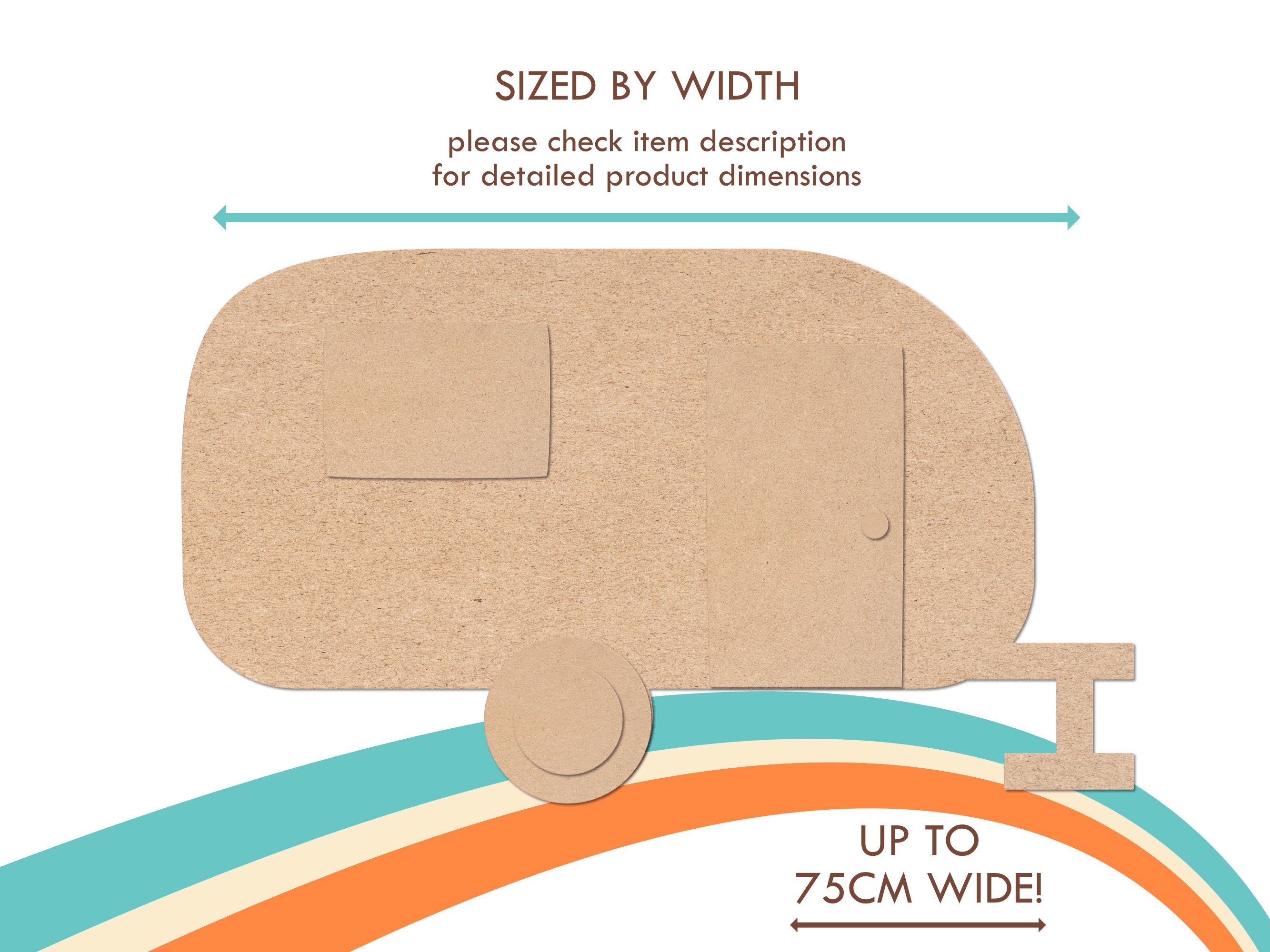 Giant Caravan Craft Shape Paint Your Own Extra Large Caravan - Etsy