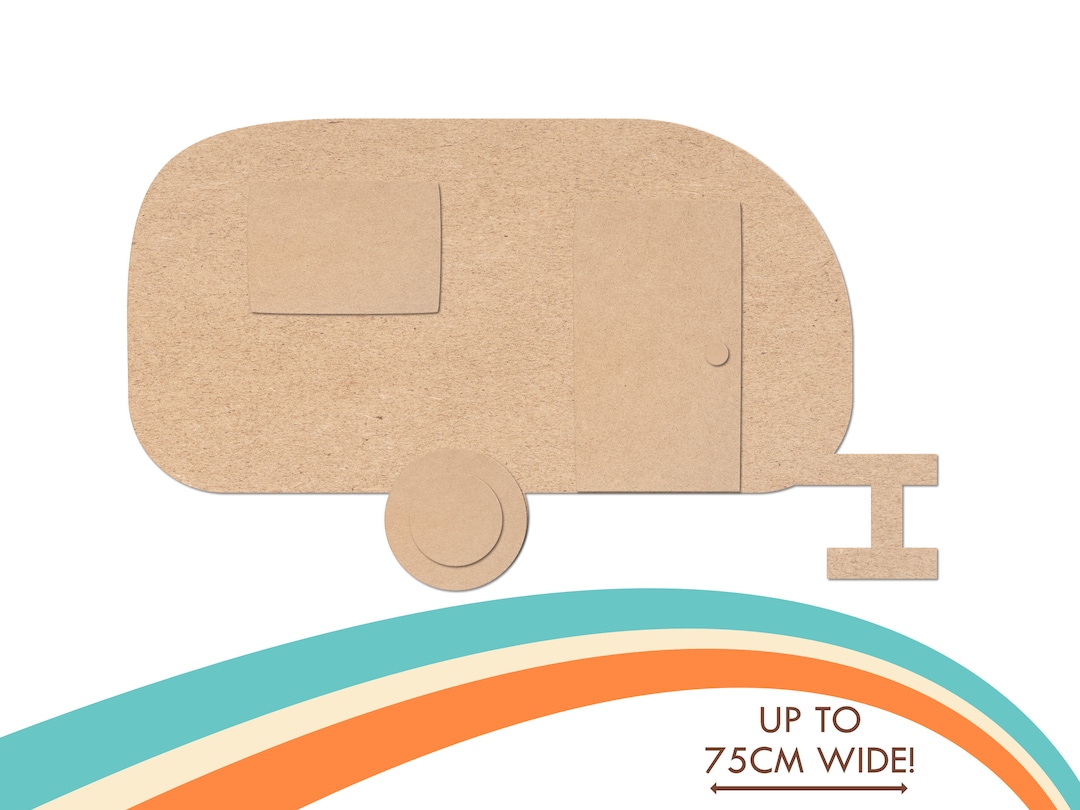 Giant Caravan Craft Shape Paint Your Own Extra Large Caravan - Etsy