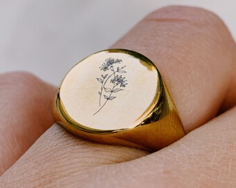 Signet Ring Flower - Etsy