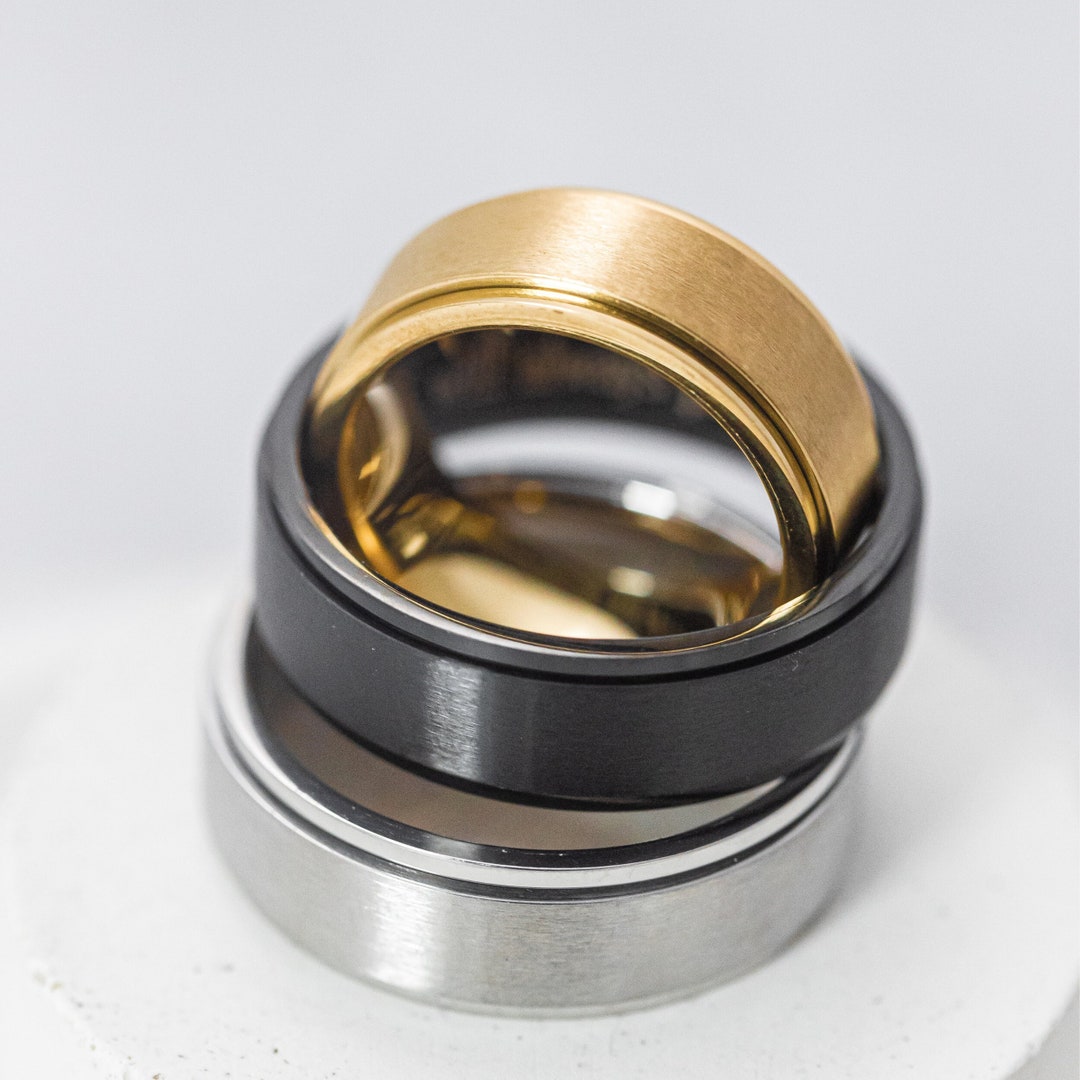 Fidget Ring • Spinner Ring • Anxiety Ring Spinner • Meditation Ring ...