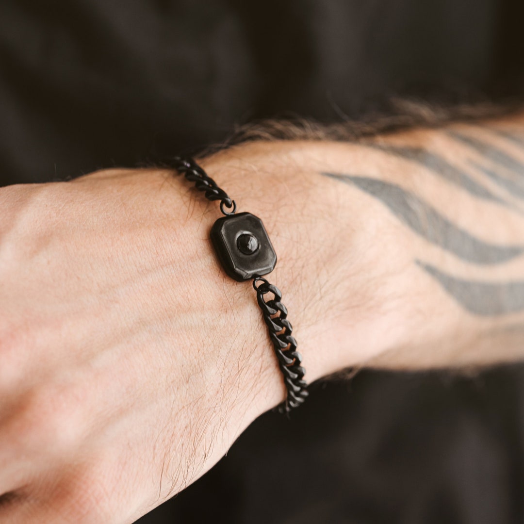 Projection Bracelet for Men • Photo Bracelet • Photo Projection ...