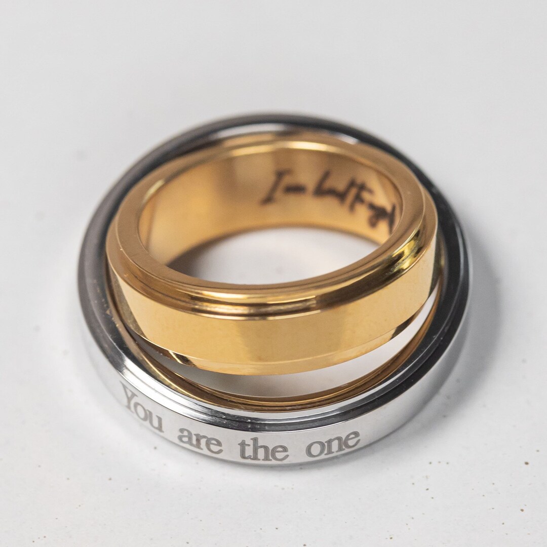 Fidget Ring • Spinner Ring • Anxiety Ring Spinner • Meditation Ring ...