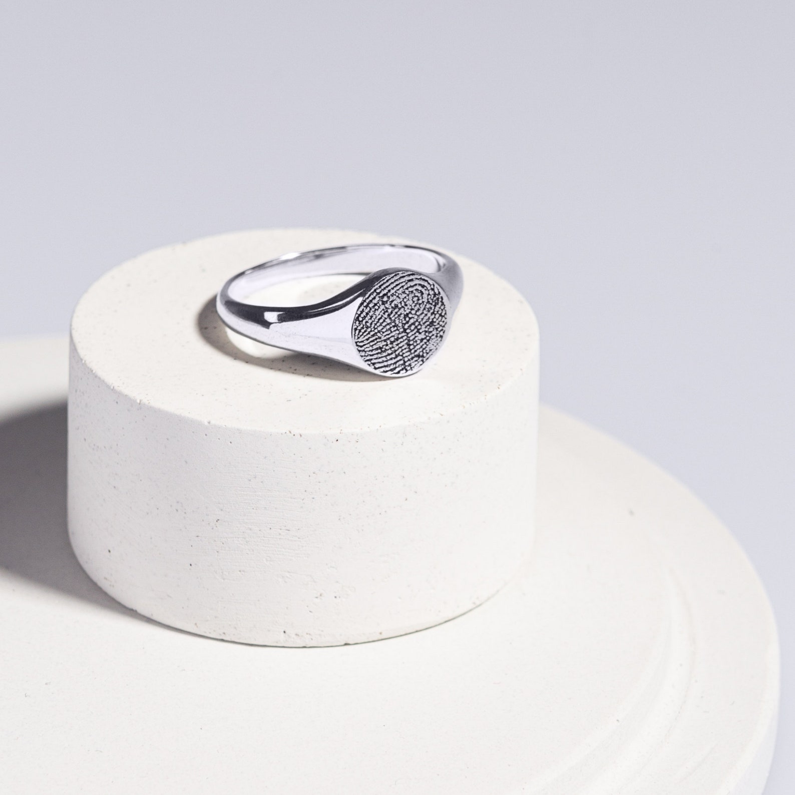 Fingerprint Ring Fingerprint Jewelry Personalized Ring | Etsy