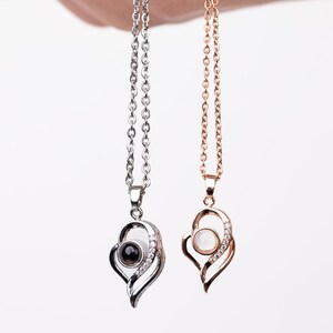 Photo Projection Necklace Picture Necklace Personalized Photo Necklace ...