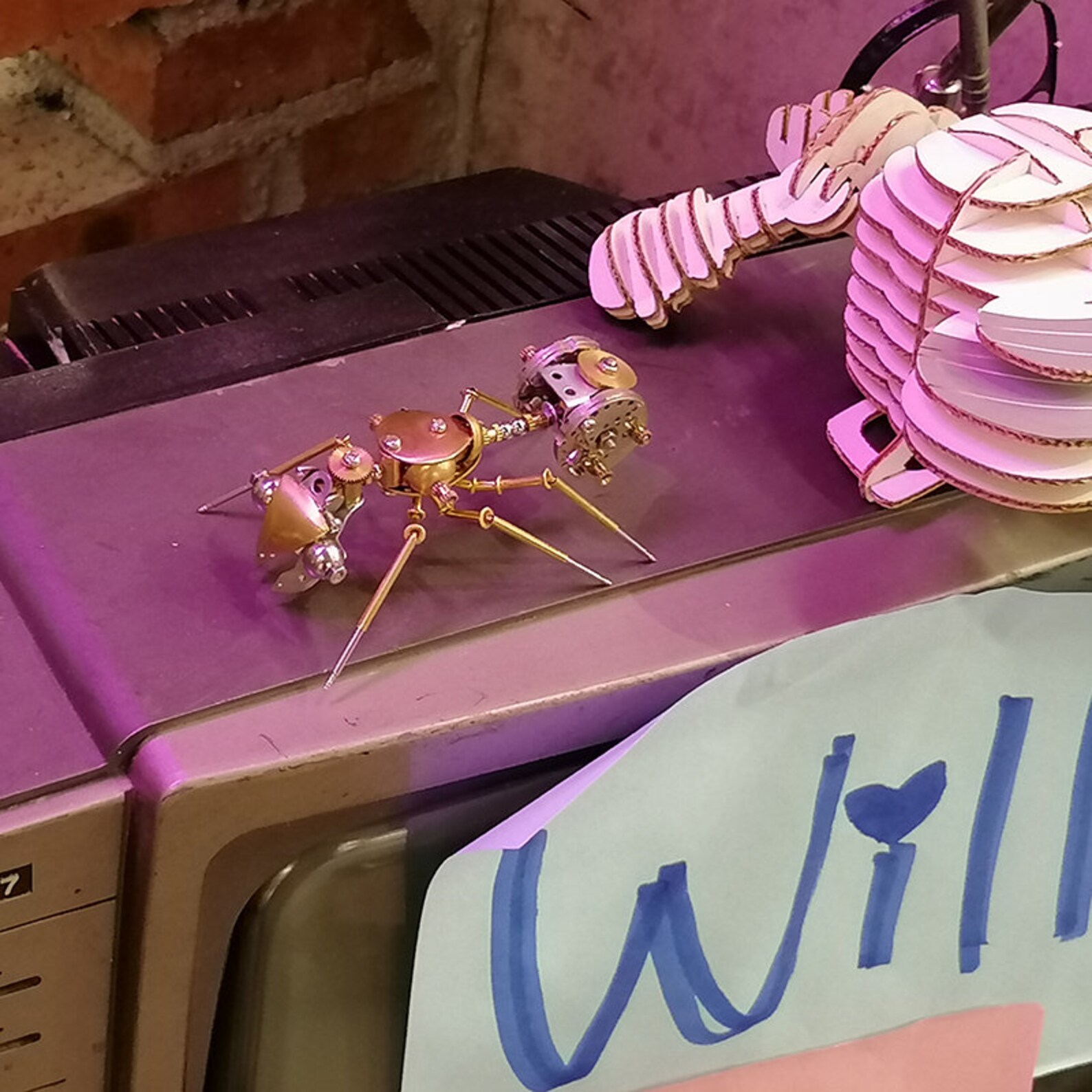 Ant Steampunk Metal Insects Iron Ornaments Gift | Etsy