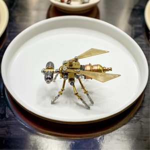 Metal Sculpture Insect Steampunk Home Decor Steampunk Mechanical Insect ...
