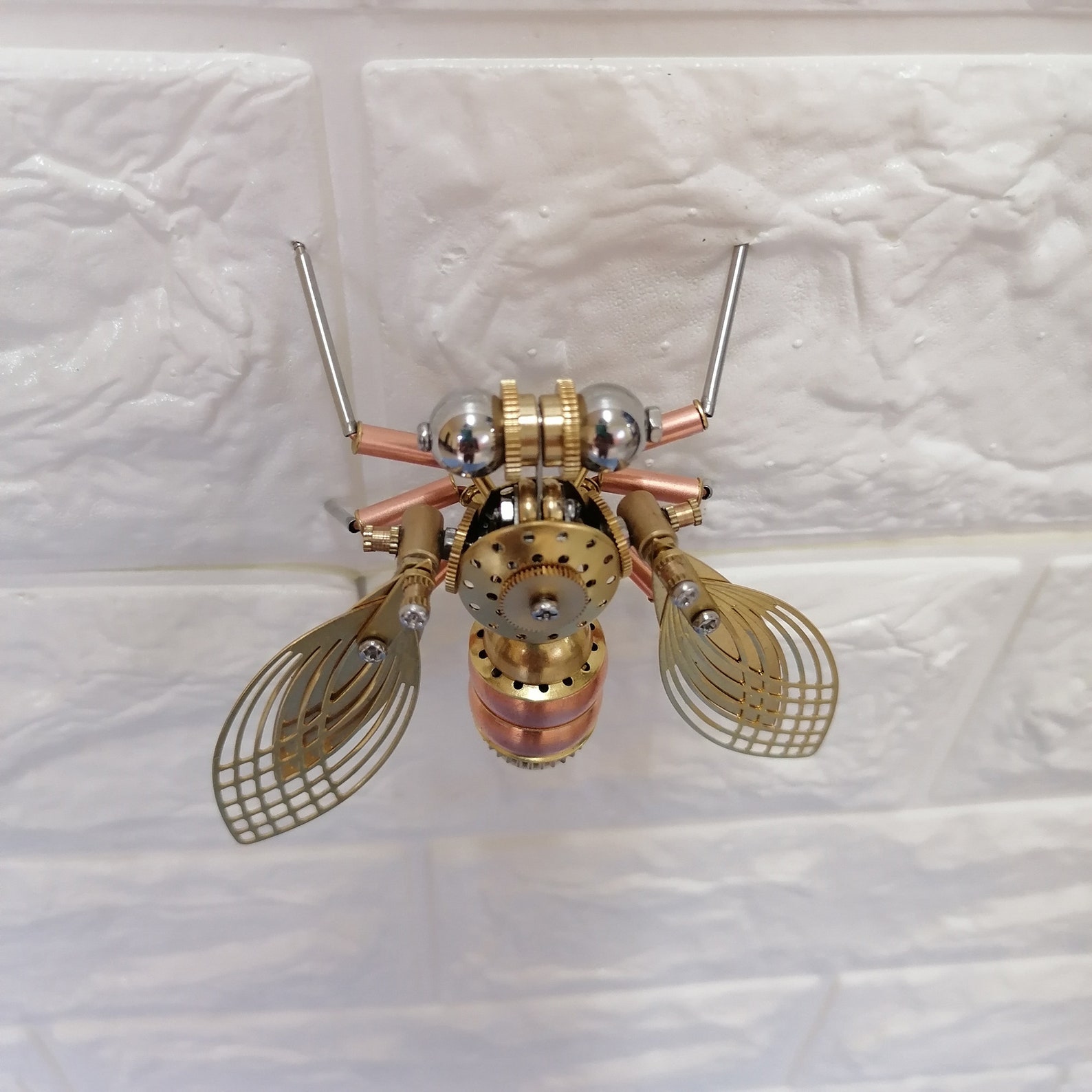 Steampunk Fly Sculpture Metal Sculpture Insect Steampunk Home - Etsy