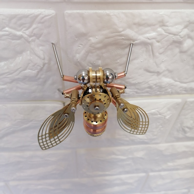 Steampunk Fly Sculpture Metal Sculpture Insect Steampunk Home - Etsy