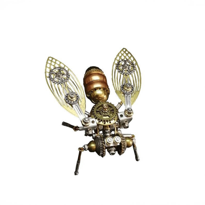 Steampunk Fly Model, 3D Insect Brass Puzzle DIY Kit (180PCS+) - Etsy