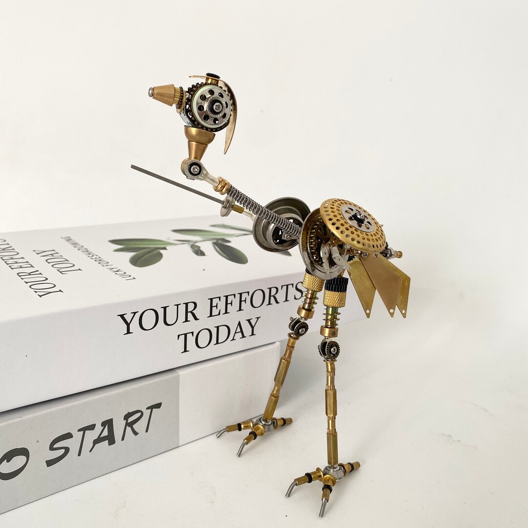 Steampunk Mechanical Ostriches | Ostrich Ornament | Handmade Crafts ...