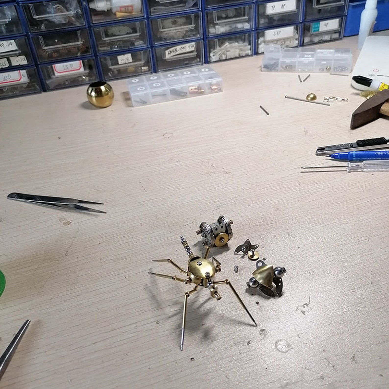 Ant Steampunk Metal Insects Iron Ornaments Gift | Etsy