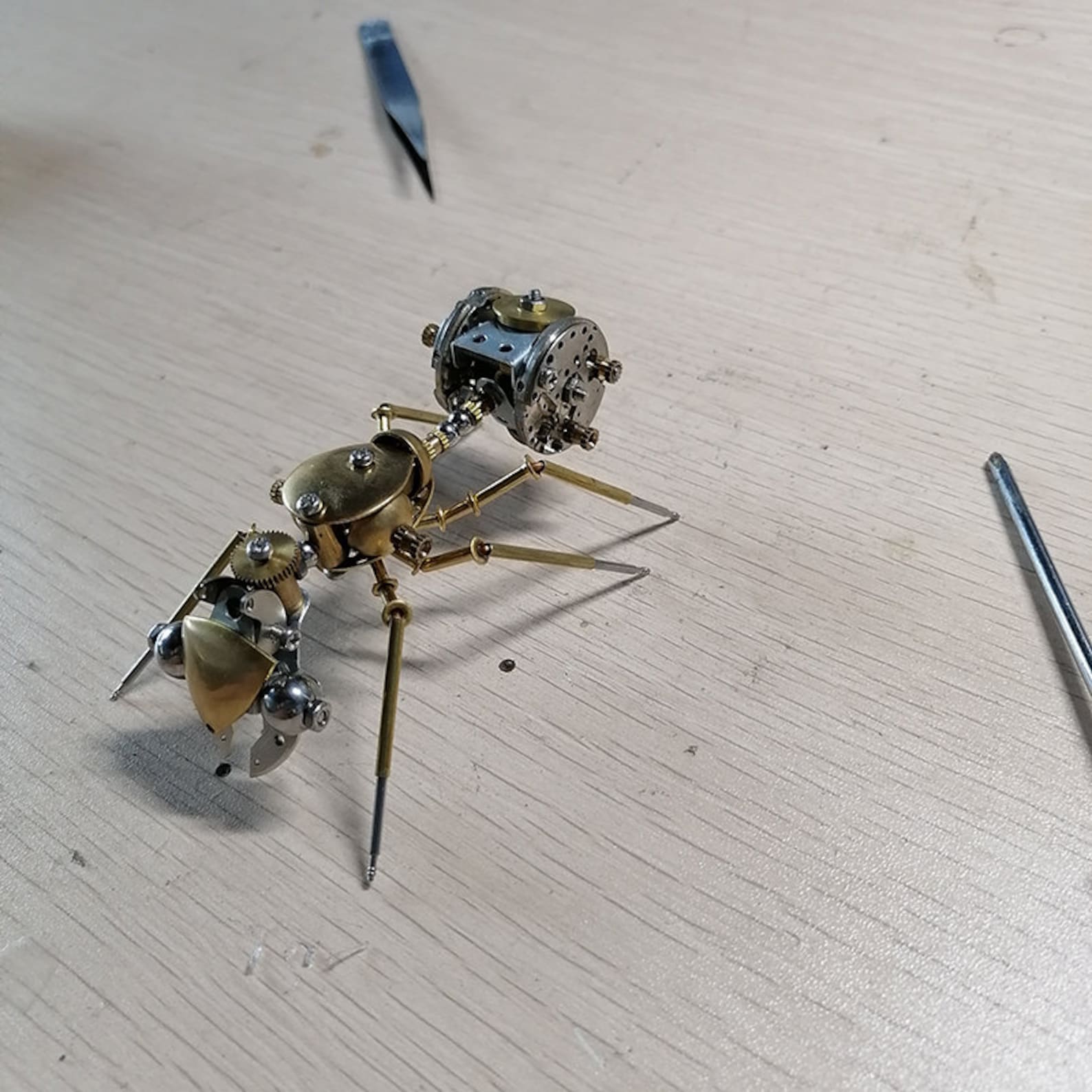 Ant Steampunk Metal Insects Iron Ornaments Gift | Etsy