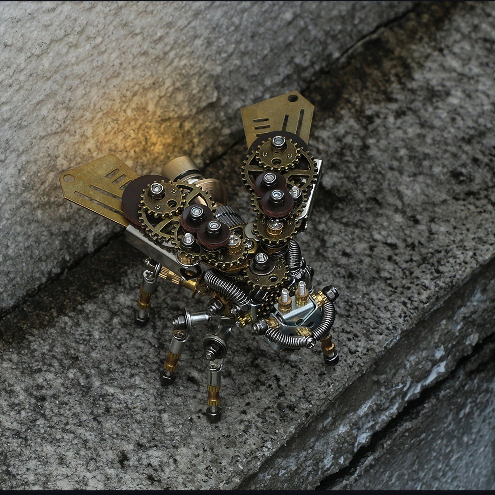 Glowworm Mechanical Firefly Metal Sculpture Insect Figurine | Etsy