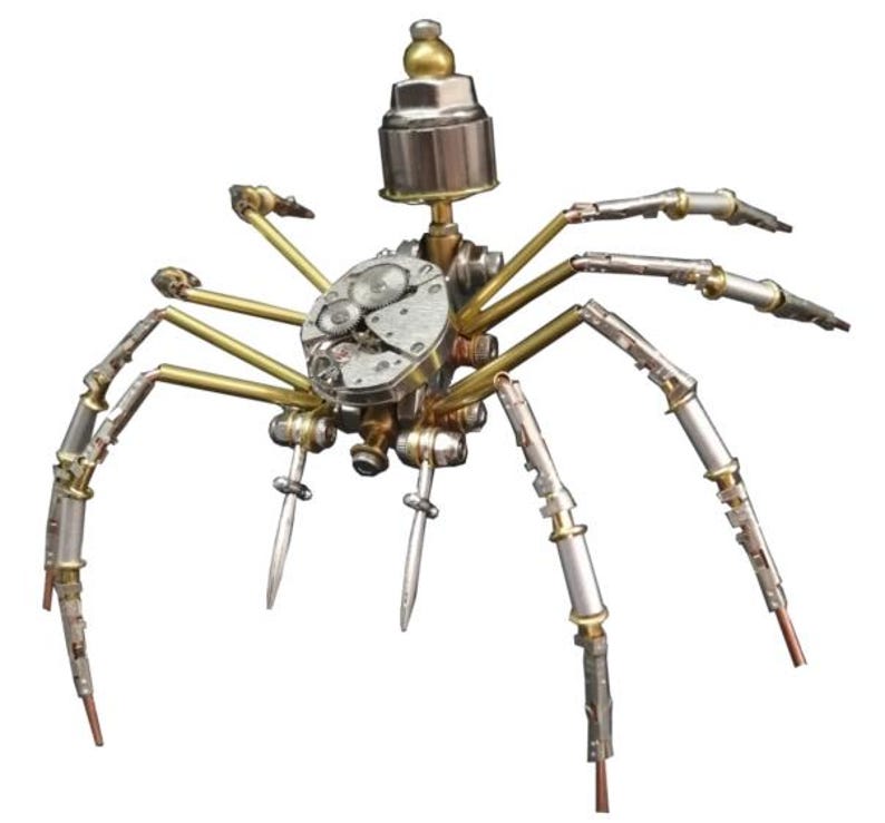 Steampunk Fly Model, 3D Insect Brass Puzzle DIY Kit (180PCS+) - Etsy