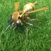 Bee Steampunk Iron Bug Metal Insect Handmade Insect Art Statue Metal ...