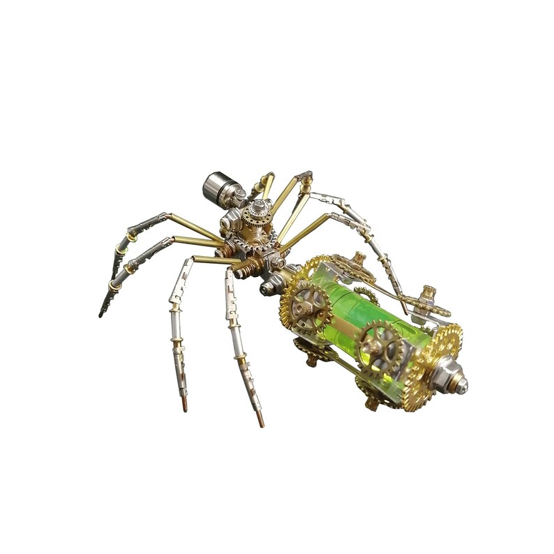 3D Steampunk Spider Puzzle, DIY Brass Insect Model Kit - Etsy