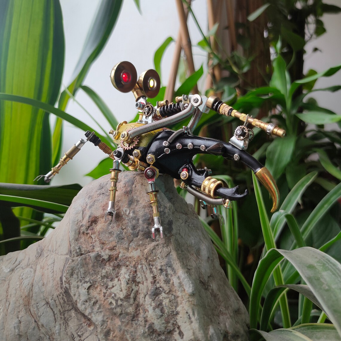 Steampunk Mechanical Insect Model Battle Mecha All-metal - Etsy