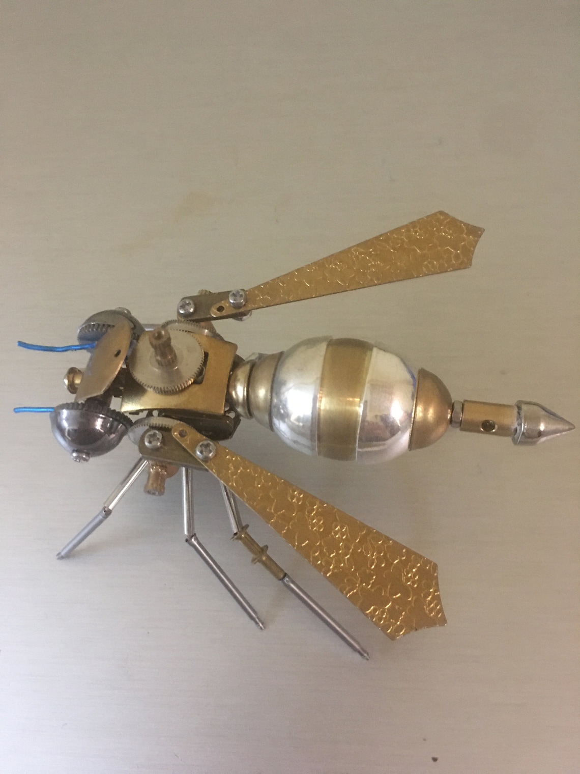 Bee Steampunk Iron Bug Metal Insect Handmade Insect Art | Etsy