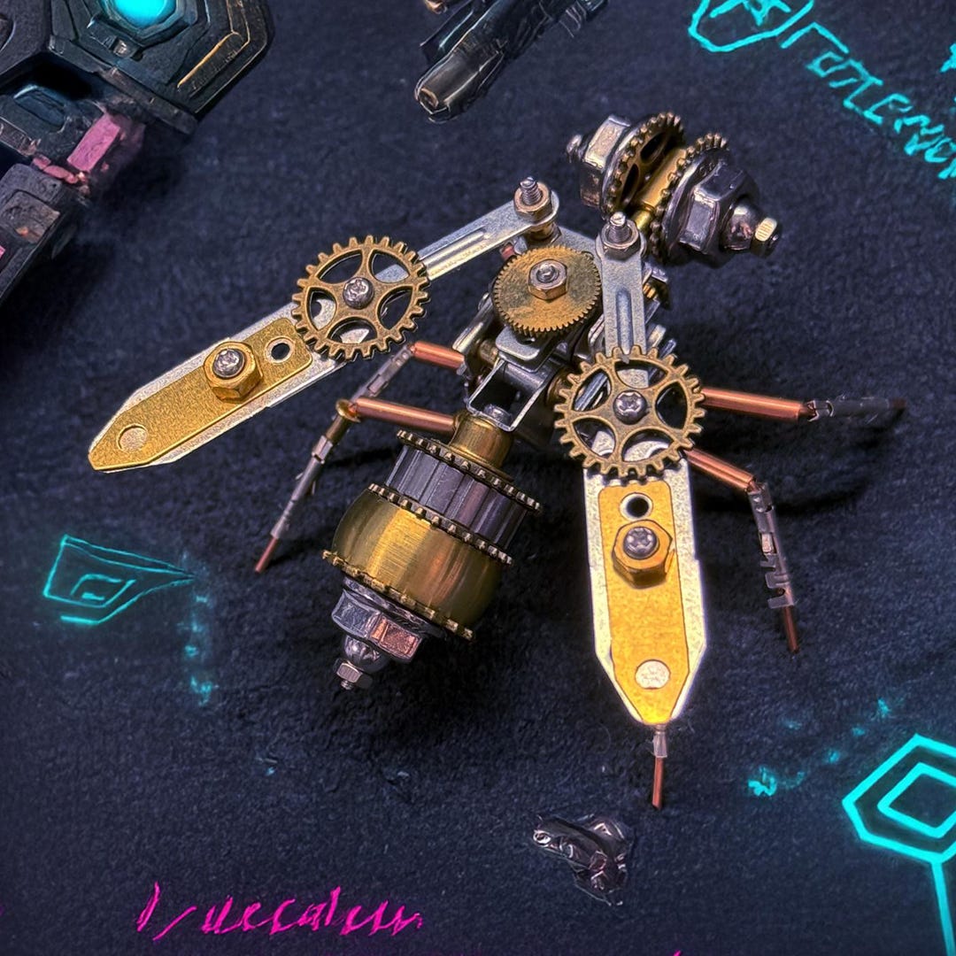 Mechanical Bee 3D Puzzle, Steampunk Bumblebee DIY Kit - Etsy