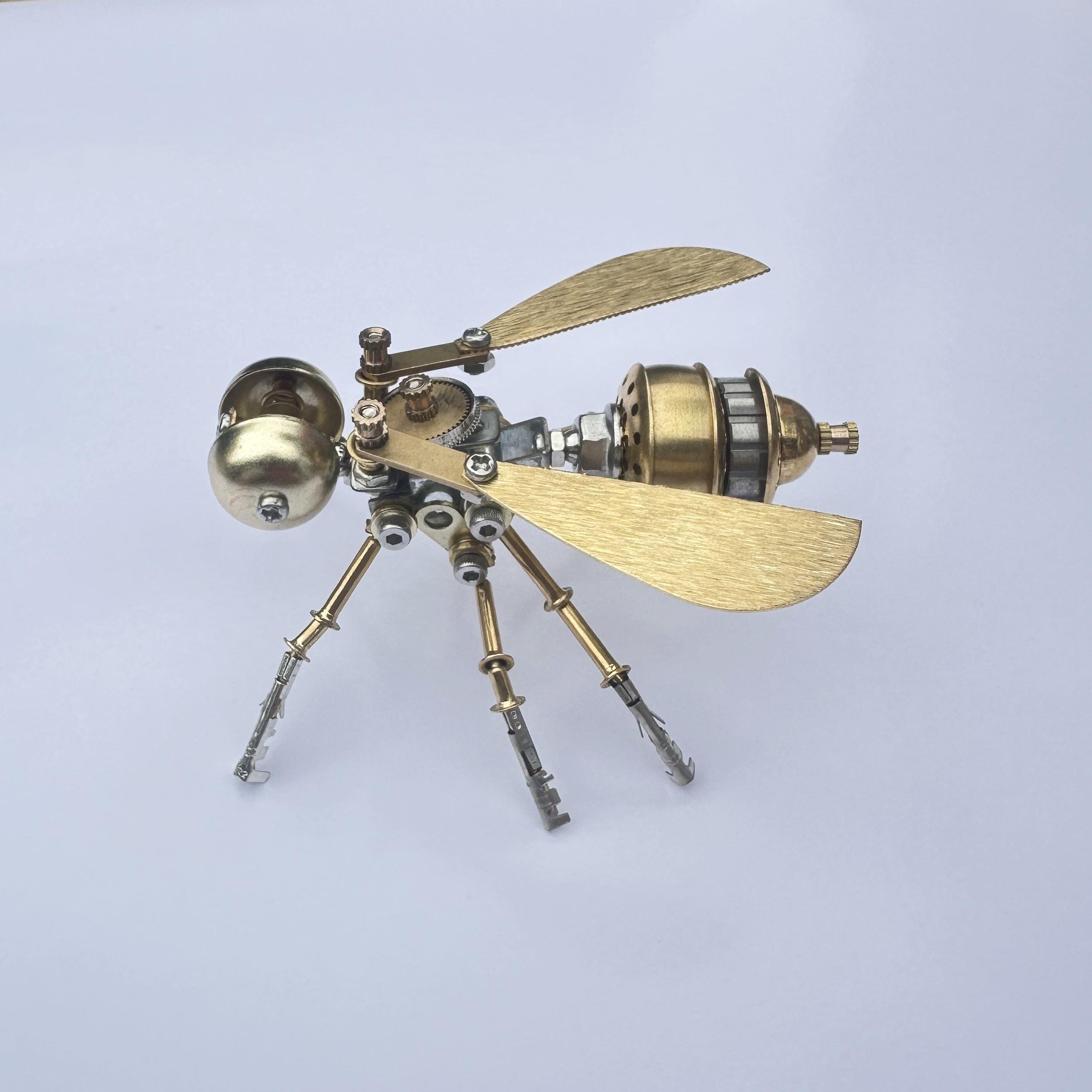 Steampunk Fly Model, 3D Insect Brass Puzzle DIY Kit (180PCS+) - Etsy