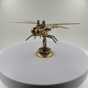 Steampunk Mechanical Insect Clockwork Dragonfly Steampunk Art Sculpture ...
