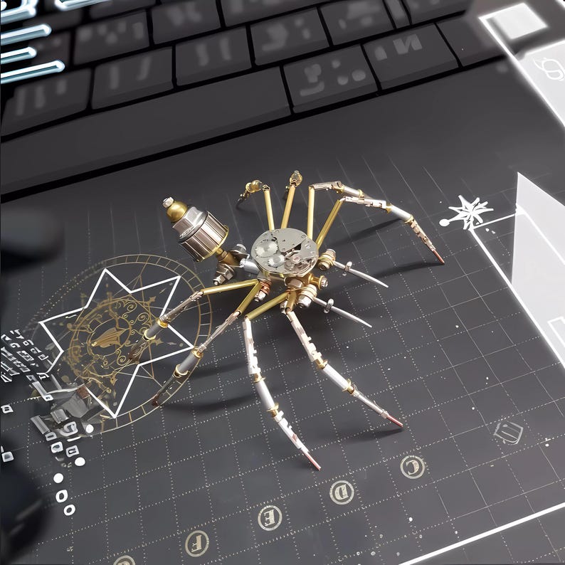 Personalized Toys Steampunk Spider Model 3D Insect Brass Puzzle ...