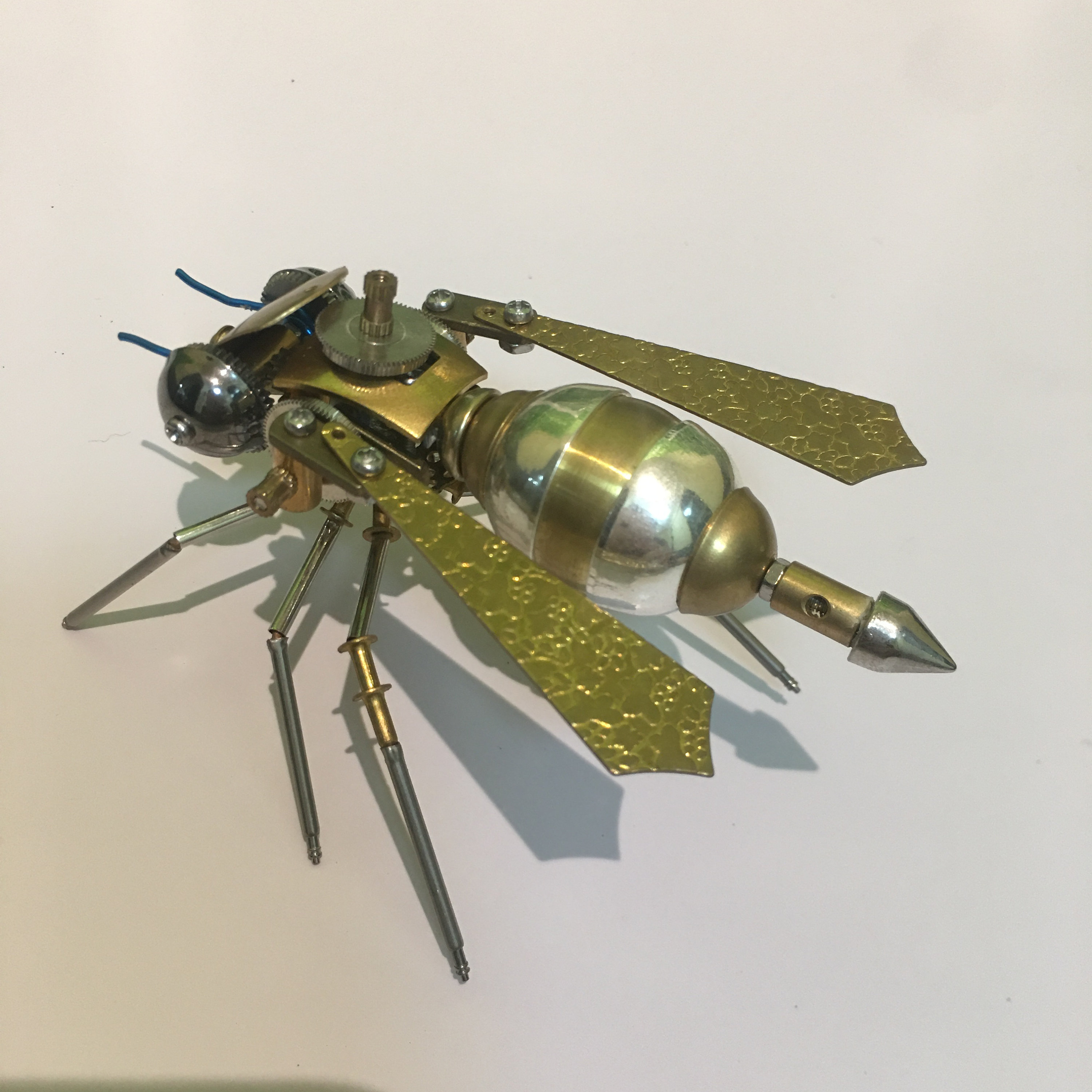 Bee Steampunk Iron Bug Metal Insect Handmade Insect Art | Etsy