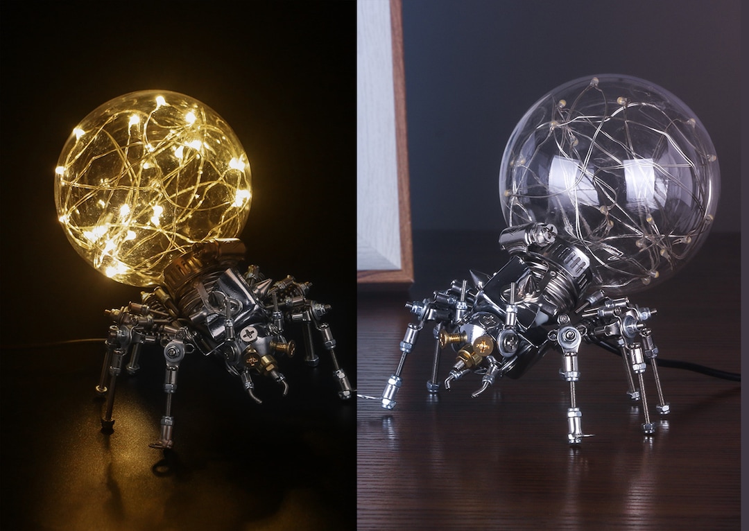 Steampunk Mechanical Spidertabletop Decoration Lamp Spider Gifts for ...