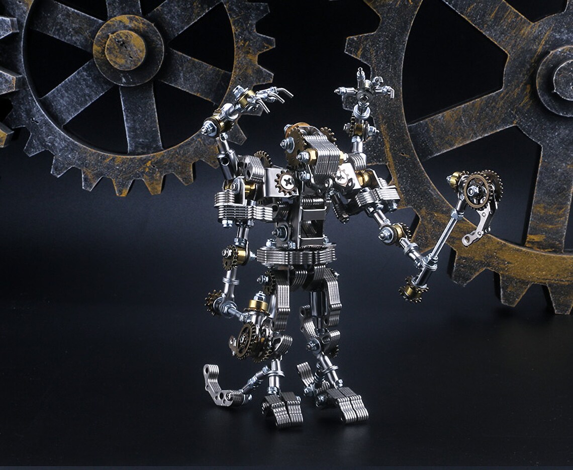Priest Mechanical Steampunk Metalinsect Figurine Handmade Creative ...