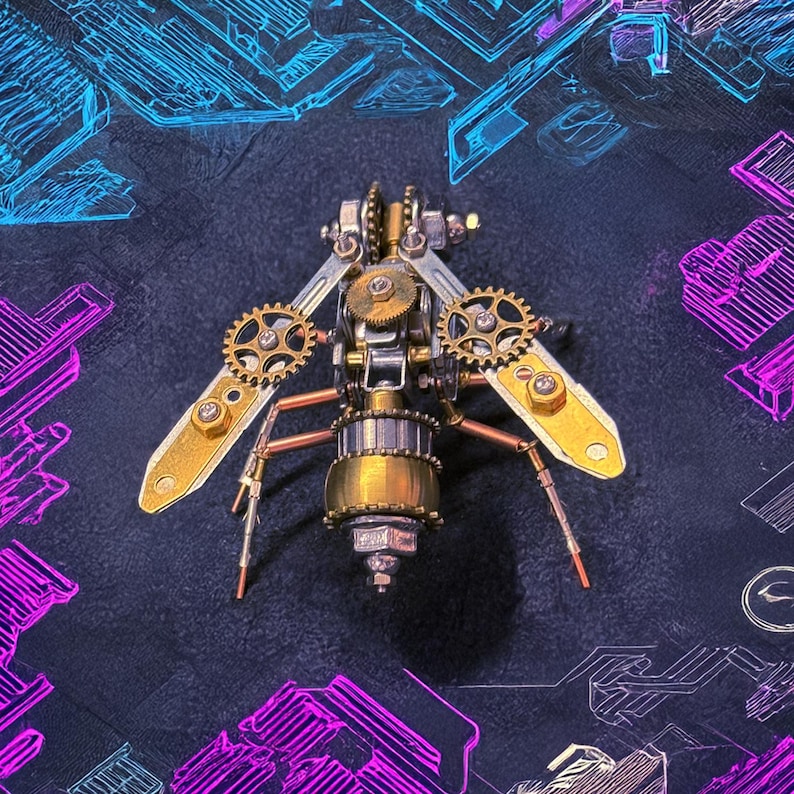 Mechanical Bee 3D Puzzle, Steampunk Bumblebee DIY Kit - Etsy