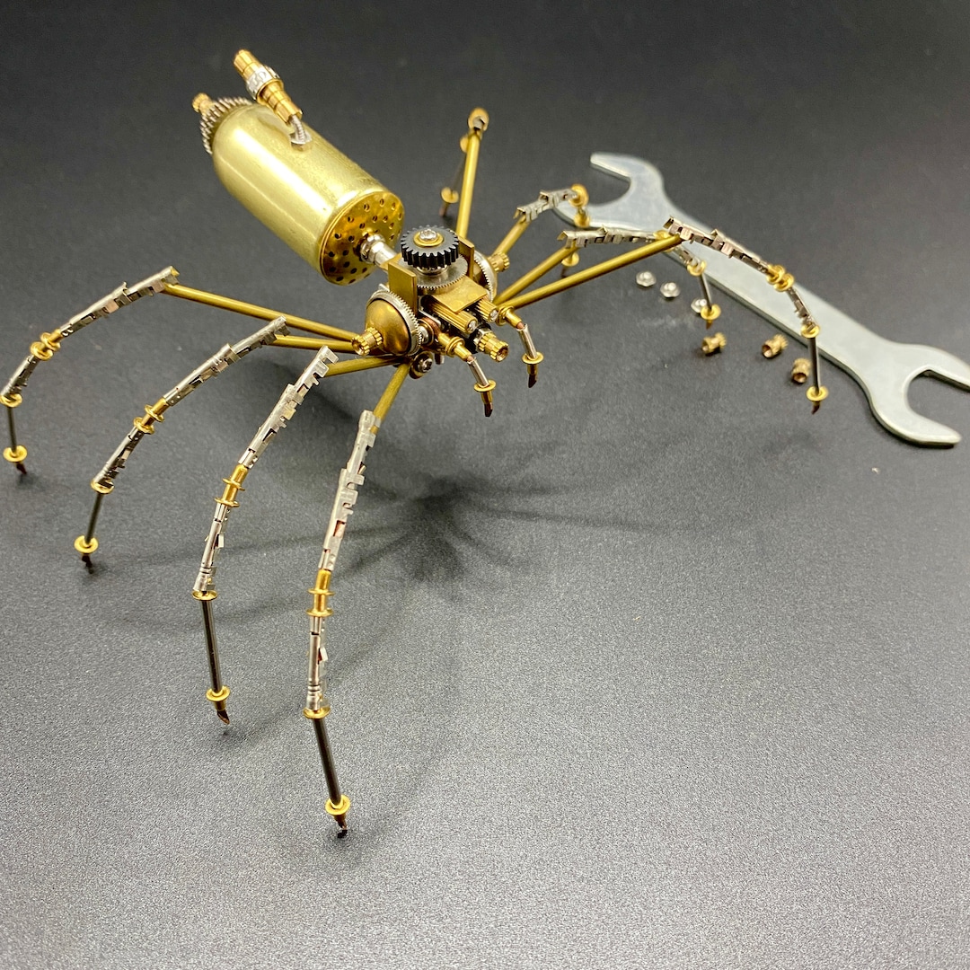 Steampunk Mechanical Insect Spider Art Sculpture Metal Iron Bug ...