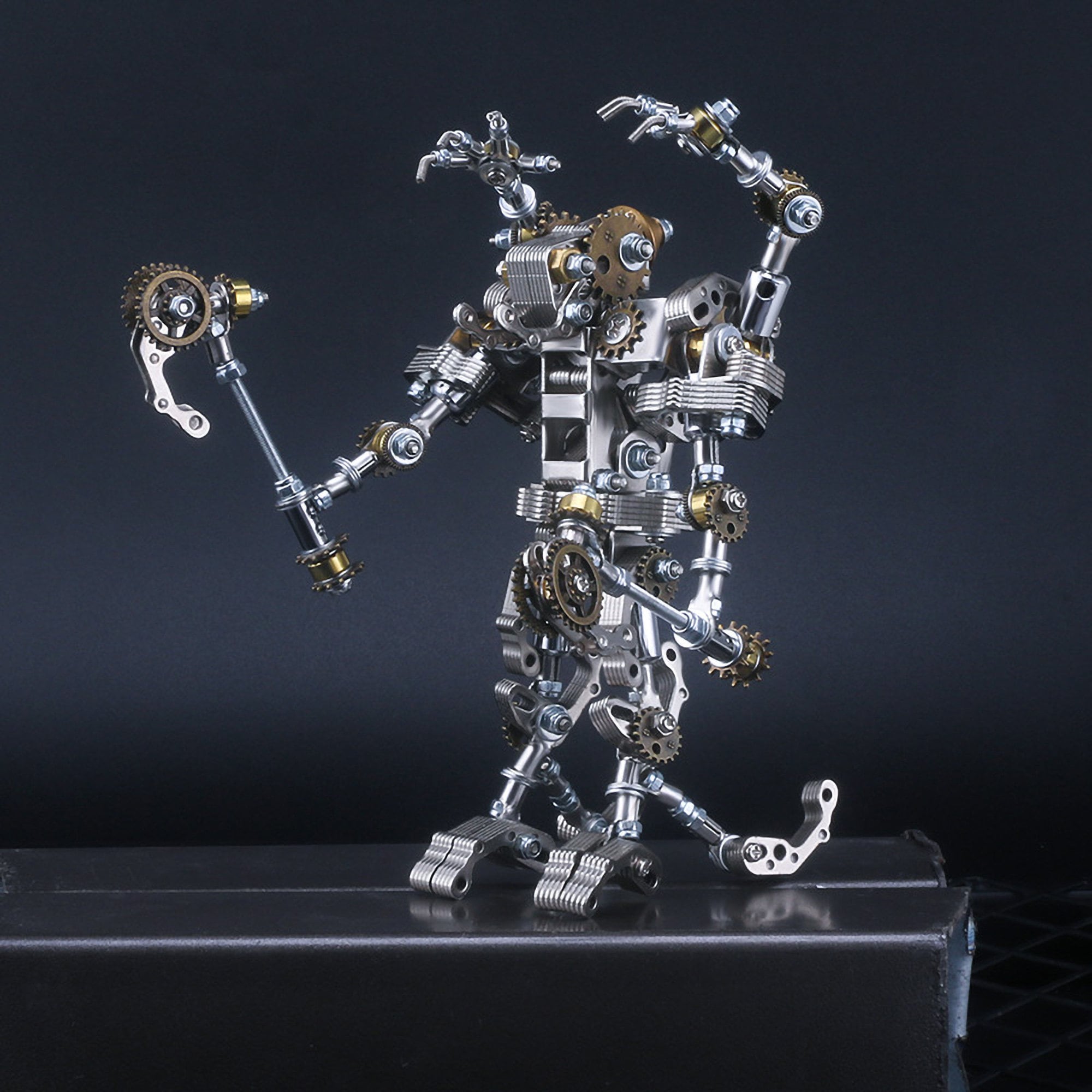 Priest Mechanical Steampunk Metalinsect Figurine Handmade | Etsy