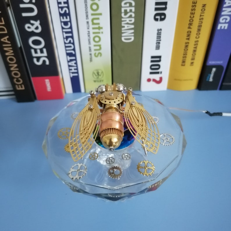 Steampunk Fly Sculpture Metal Sculpture Insect Steampunk Home - Etsy