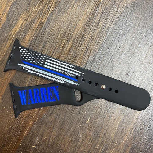 Custom Thin Blue Line Flag Police Flag Wood Flag - Etsy